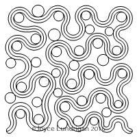 Echo Bubble Meander E2E – The Northern Needle LLC - DBA Methodist Hill Quilt Studio