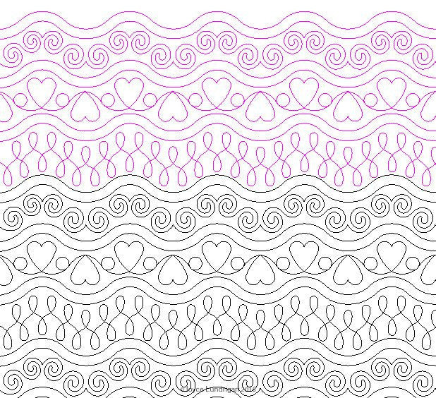 Ripplets Hearts Swirls and Loops E2E – The Northern Needle LLC - DBA ...