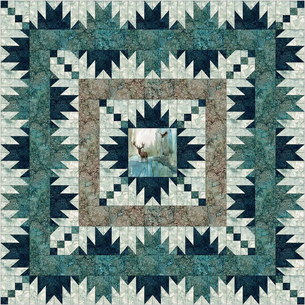 Whispering Mountains Piecing Pattern – The Northern Needle LLC - DBA ...